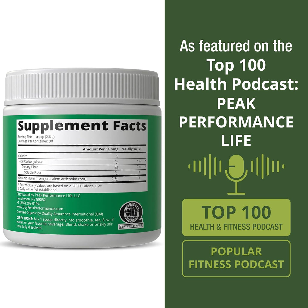 Peak Performance prebiotics supplements for wellness