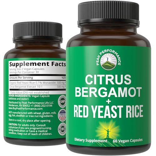 Peak Performance red yeast rice capsules
