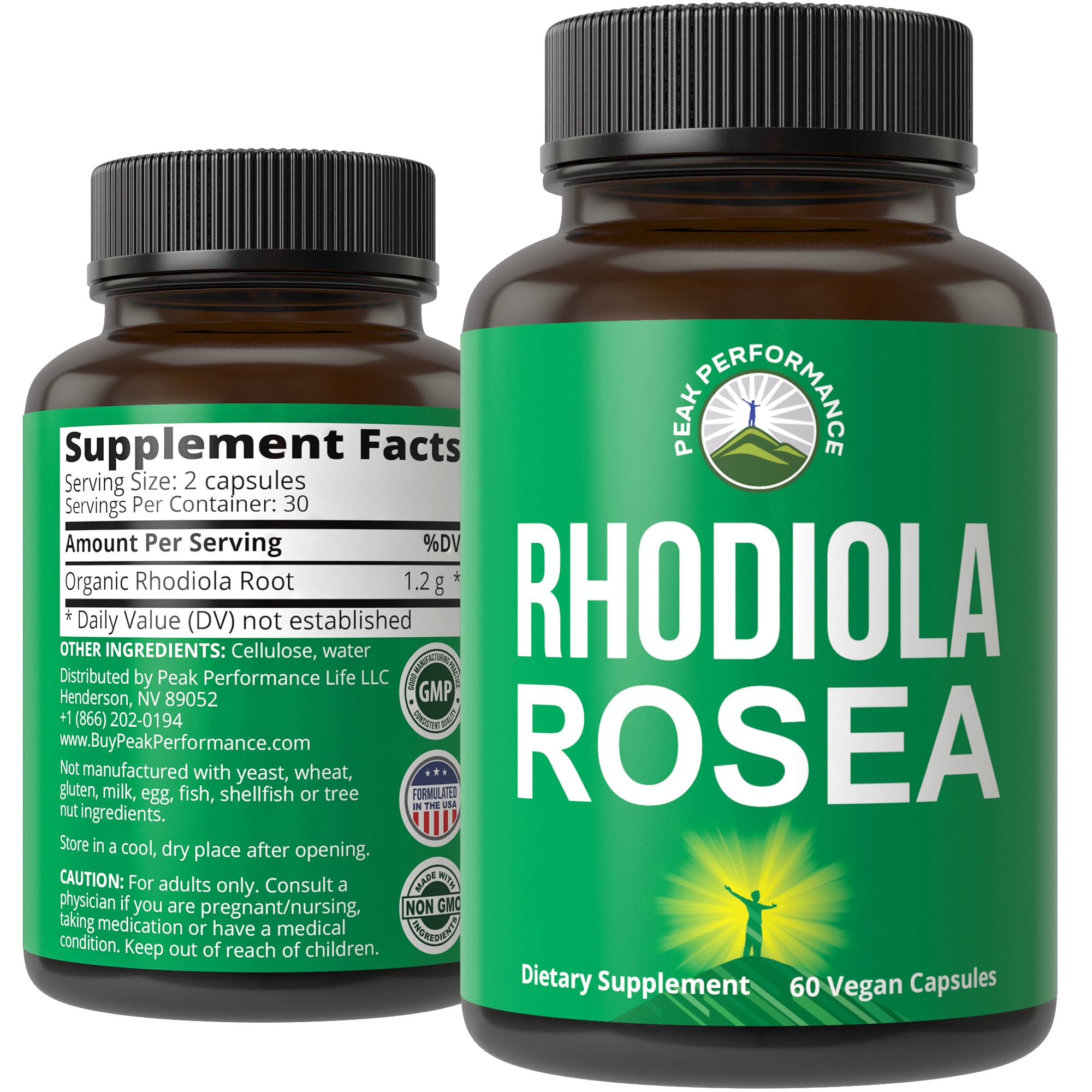 Peak Performance Rhodiola energy boost