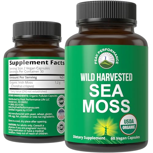 Peak Performance sea moss capsules