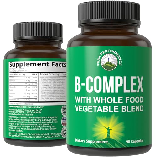 Peak Performance vitamin b complex capsules