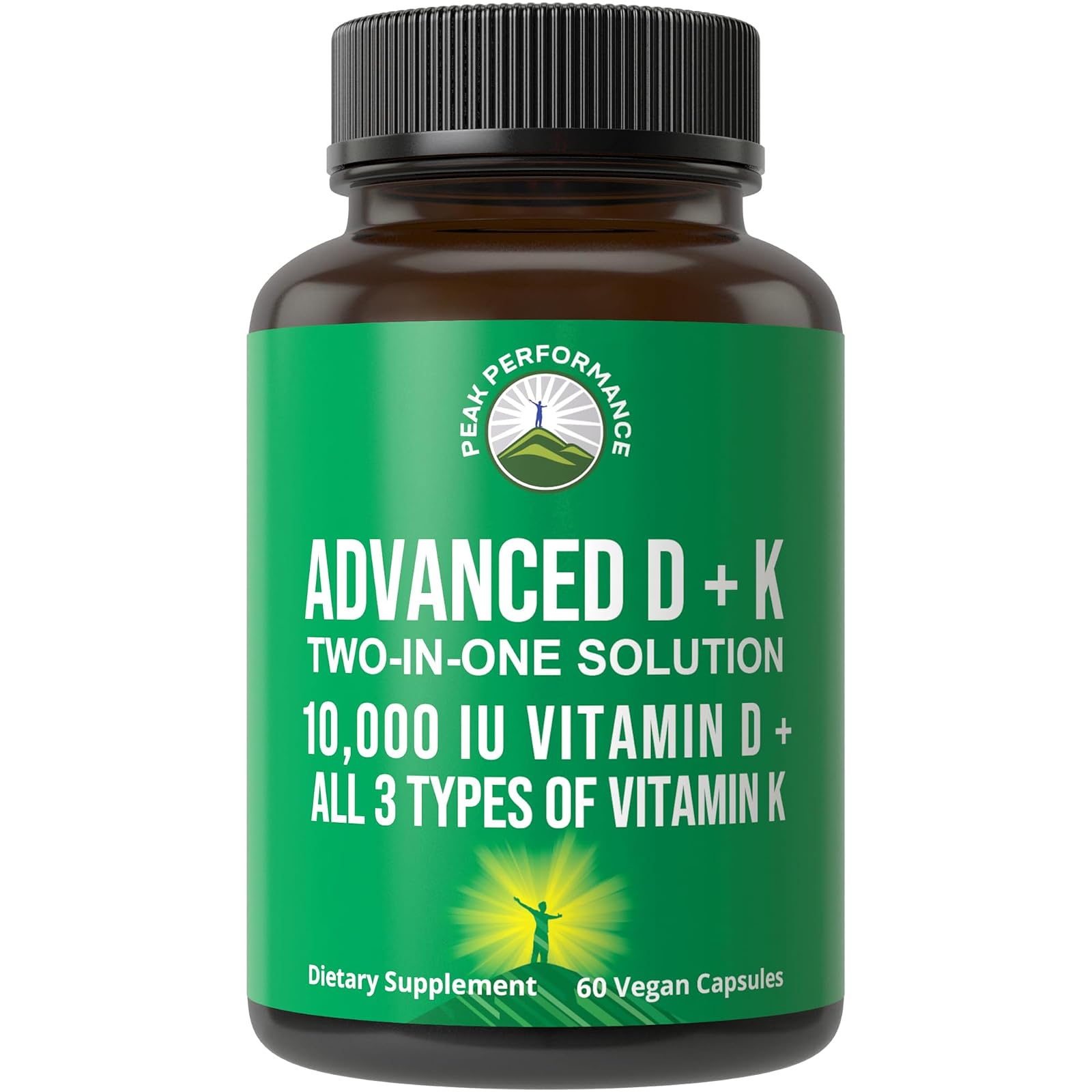 Peak Performance vitamin D capsules