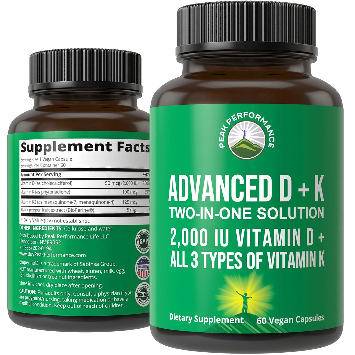 Peak Performance Vitamin D softgels
