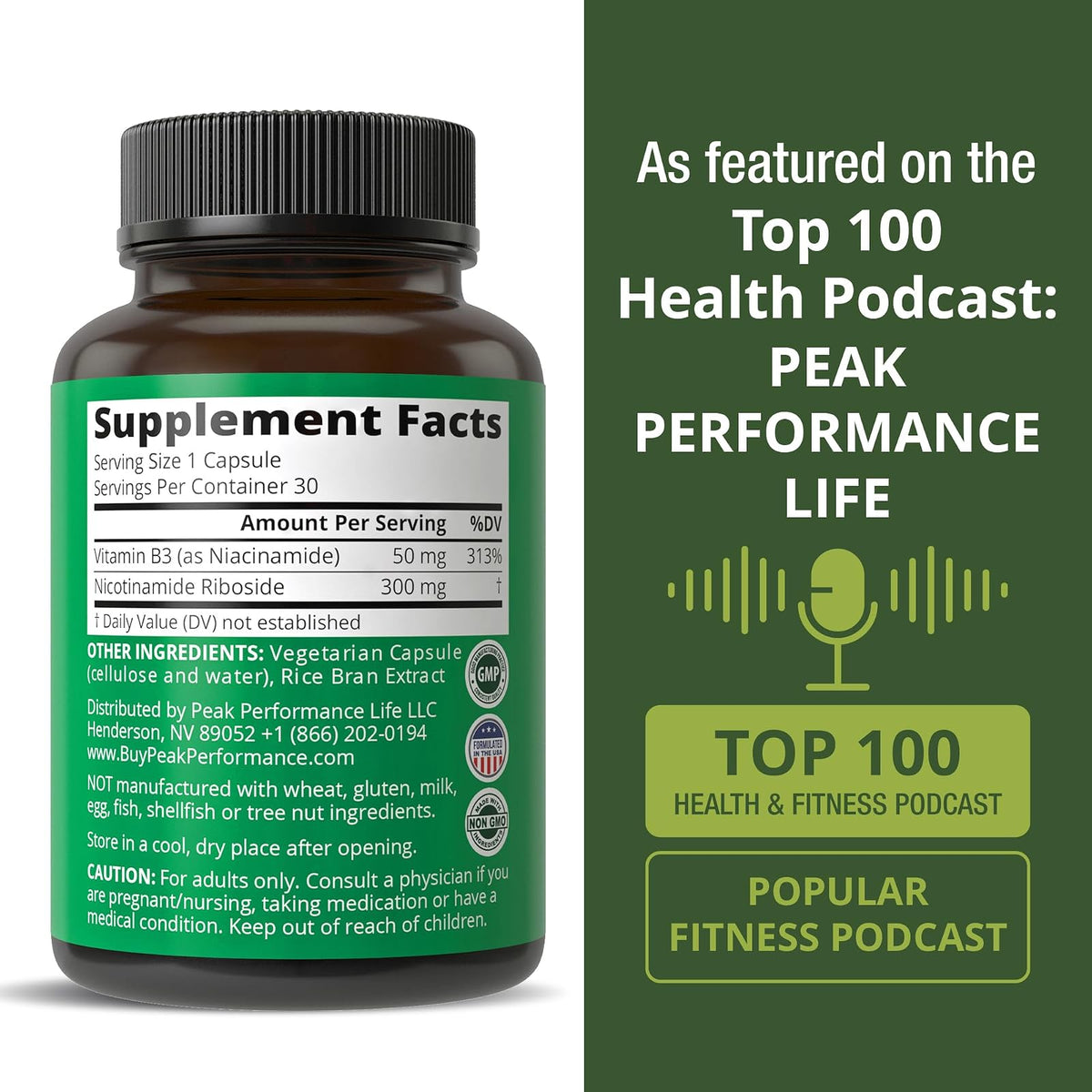 Peak Performance vitamin for wellness