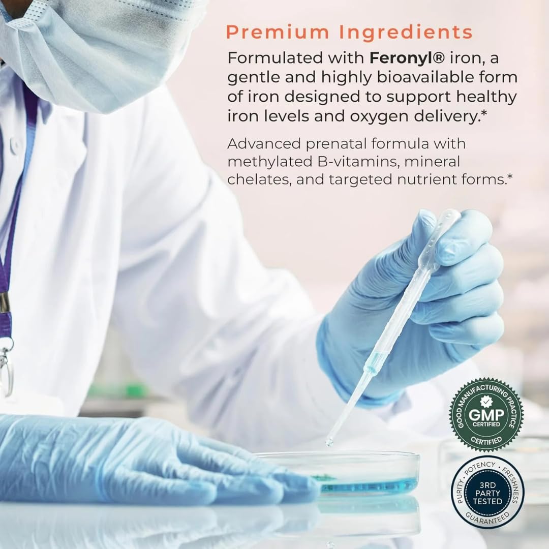 Peak prenatal vitamins for fetal development