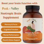 peak + valley lion's mane supplement
