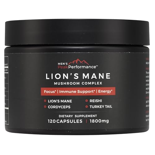 PeakPerformance mushroom supplement for focus