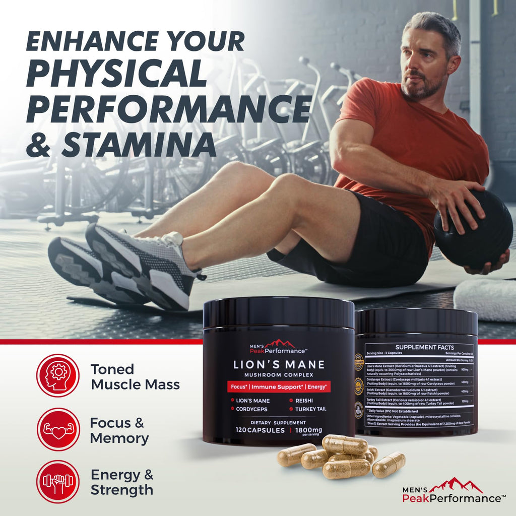 PeakPerformance mushrooms for daily vitality