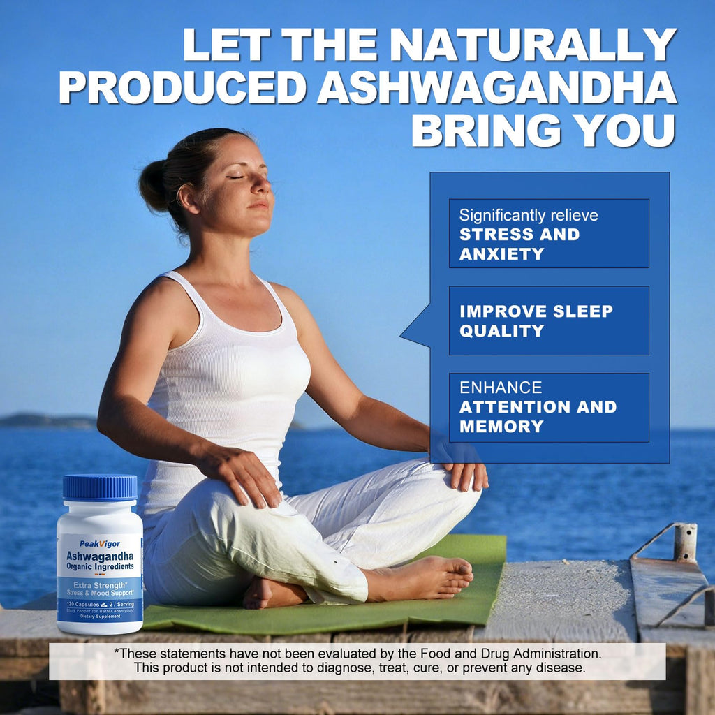 PeakVigor ashwagandha for better sleep