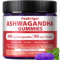 PeakVigor Ashwagandha gummies for stress relief