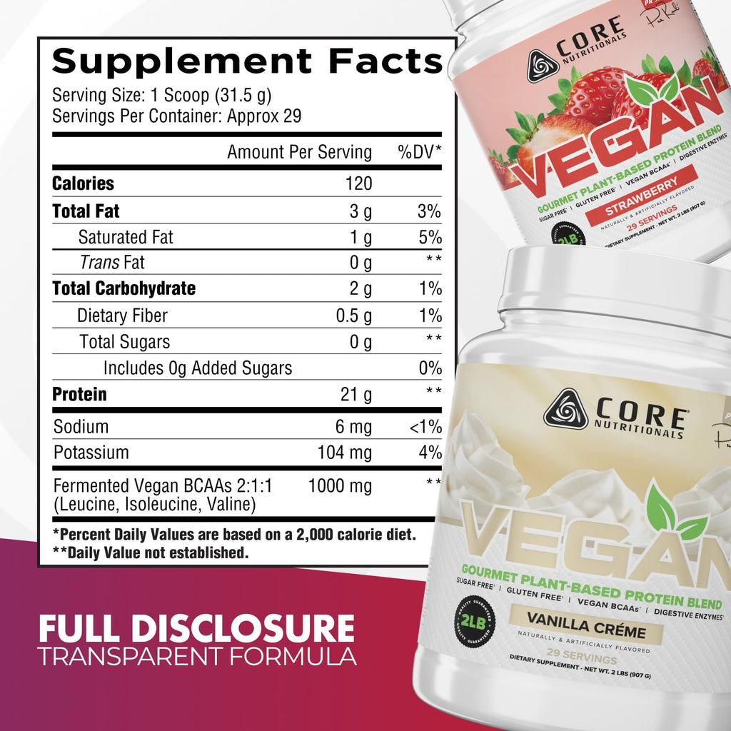 Peanut butter plant protein supplement