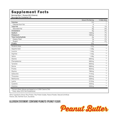 Peanut Butter vegan protein shake