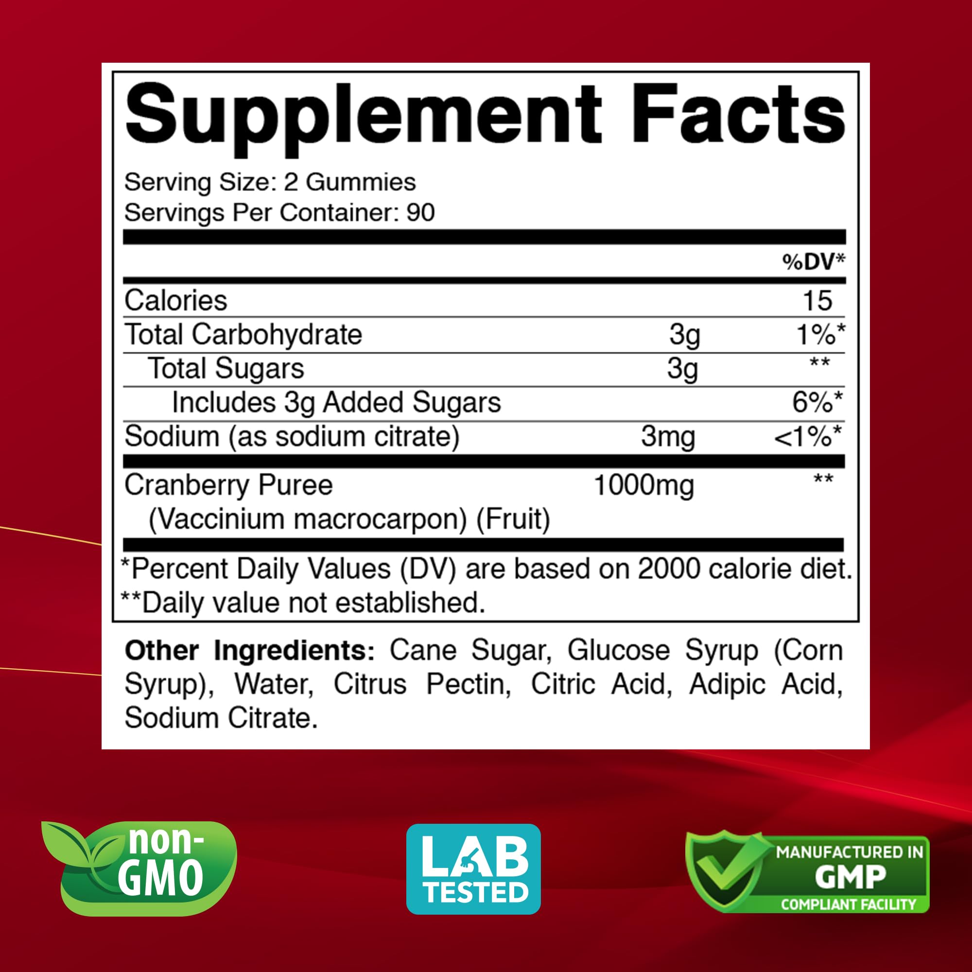 pectin-based cranberry gummies benefits