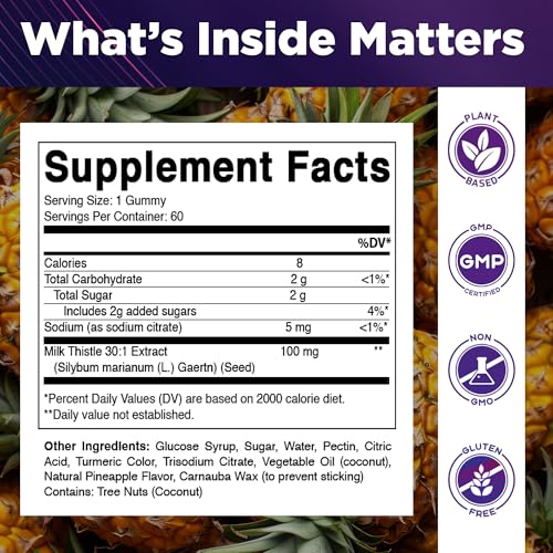 Pectin-based milk thistle gummies for wellness