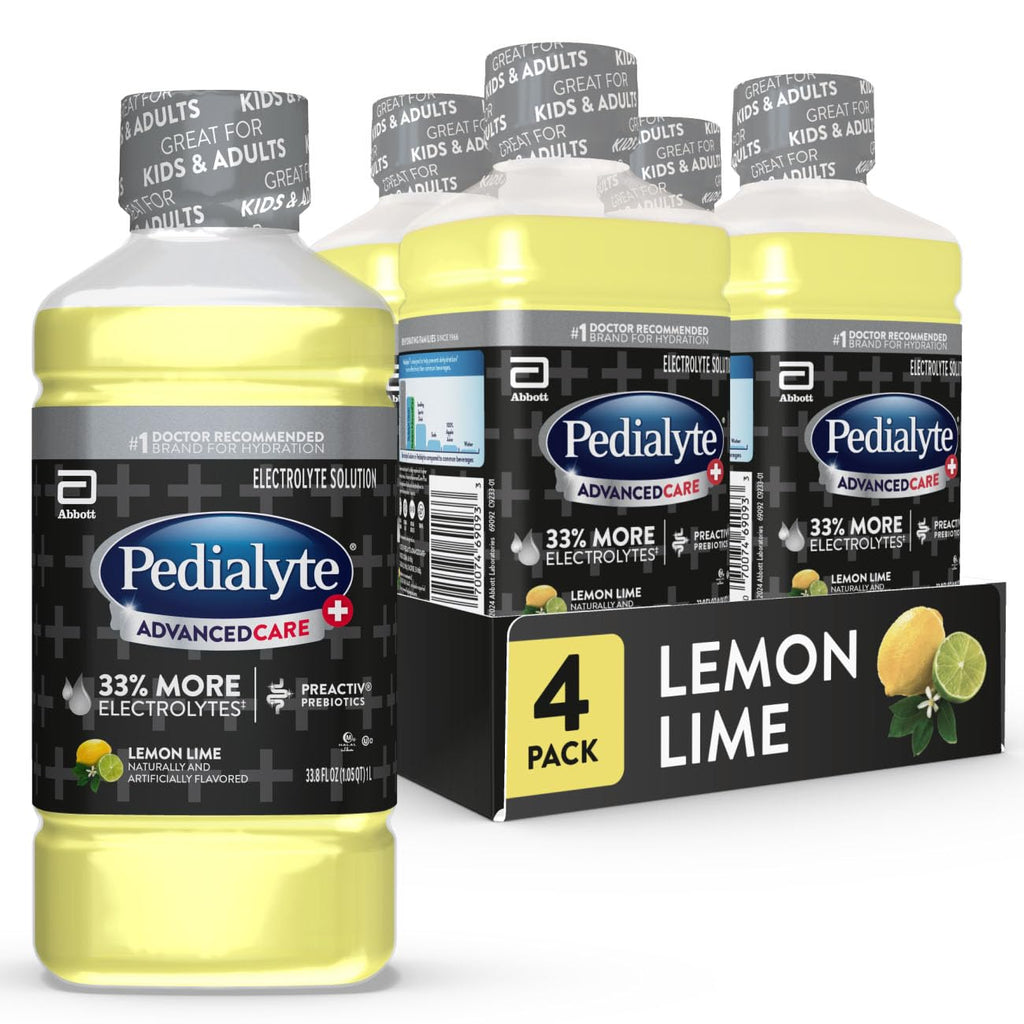 Pedialyte electrolyte drink for hydration