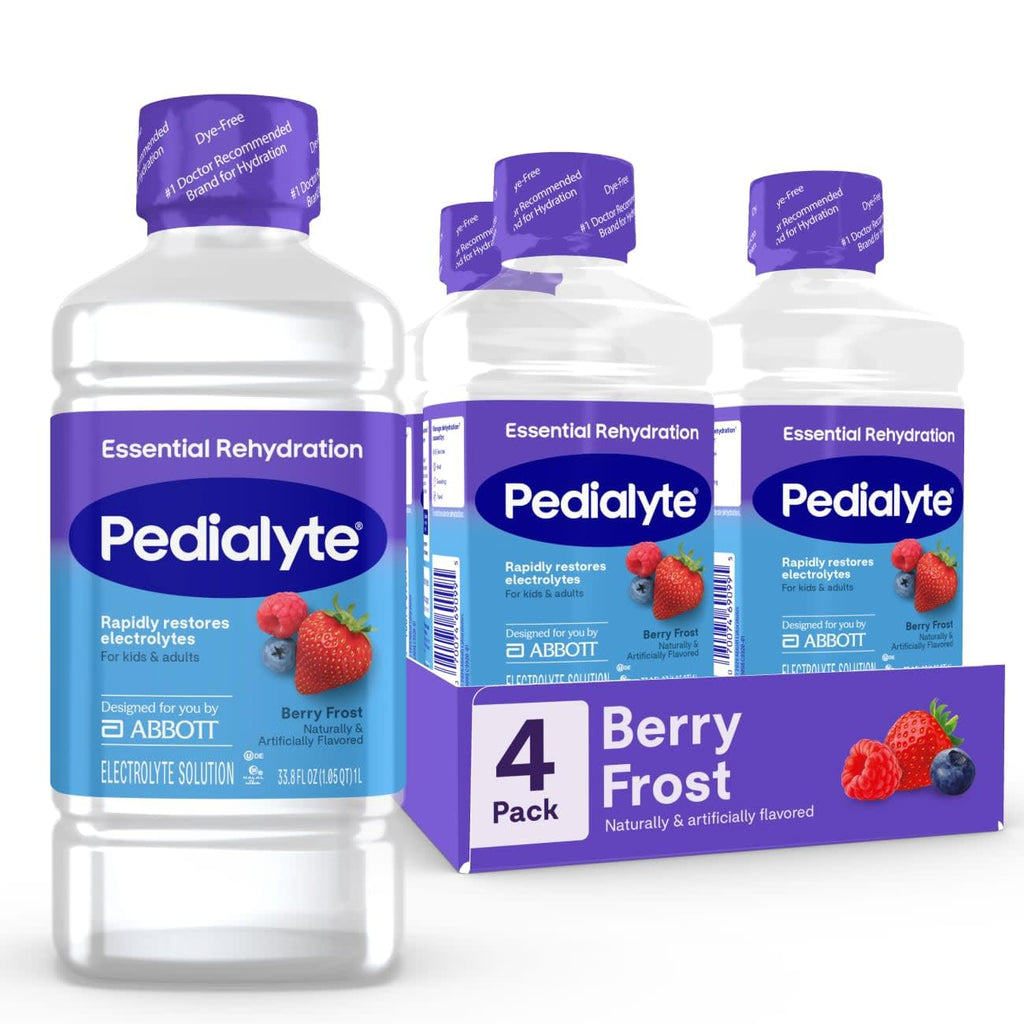 Pedialyte electrolyte drink for hydration