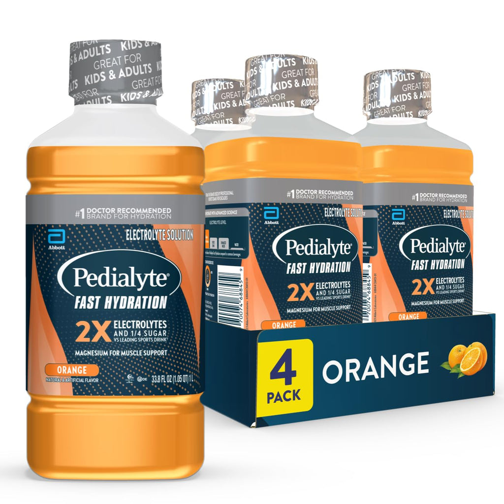 Pedialyte electrolyte solution for hydration