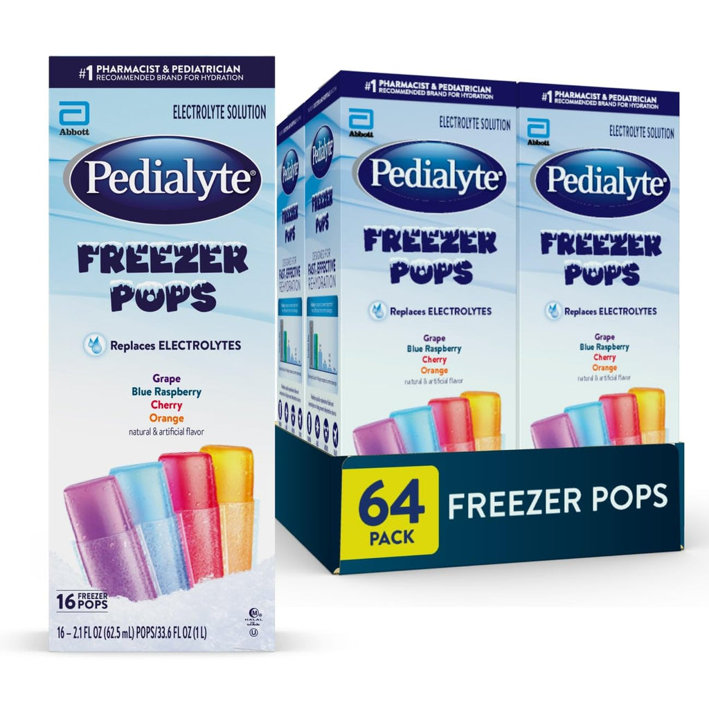 Pedialyte freezer pops for hydration