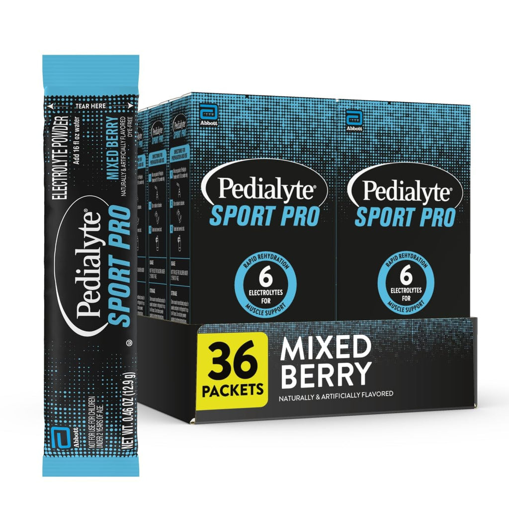 Pedialyte Sport electrolyte powder packets
