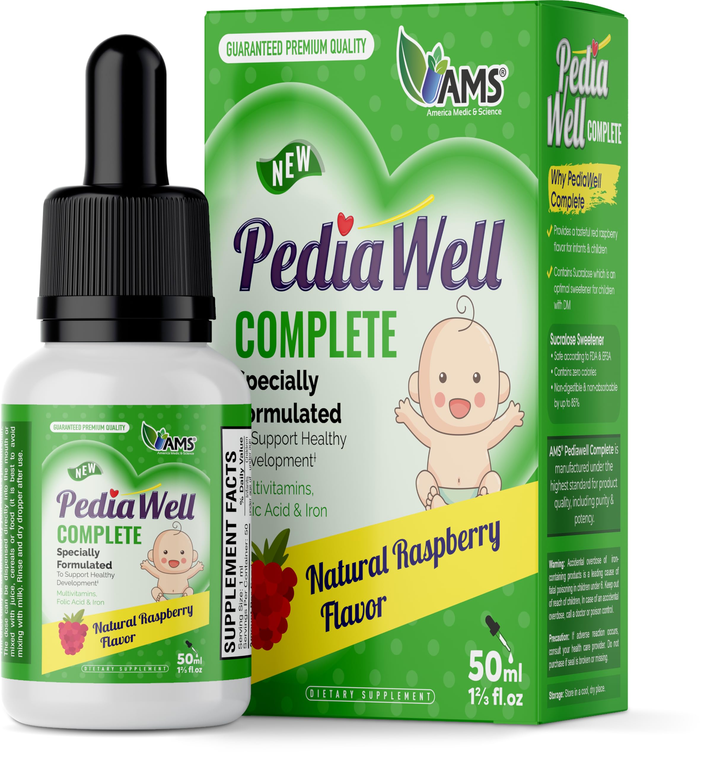 PediaWell liquid multivitamin for kids