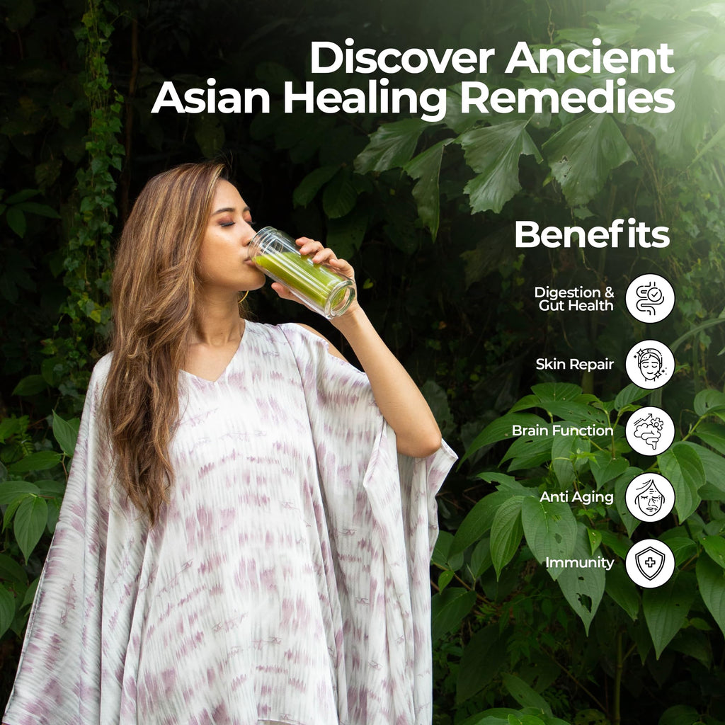 Pegaga blend with green apples