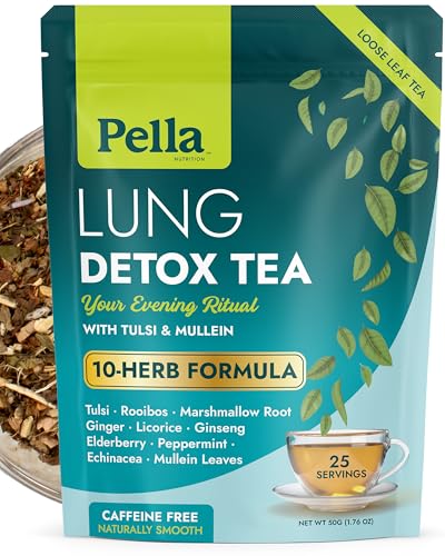Pella Nutrition lung detox herbal tea