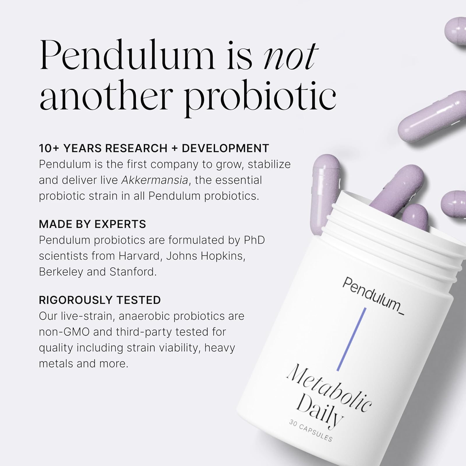 Pendulum daily probiotic for gut balance