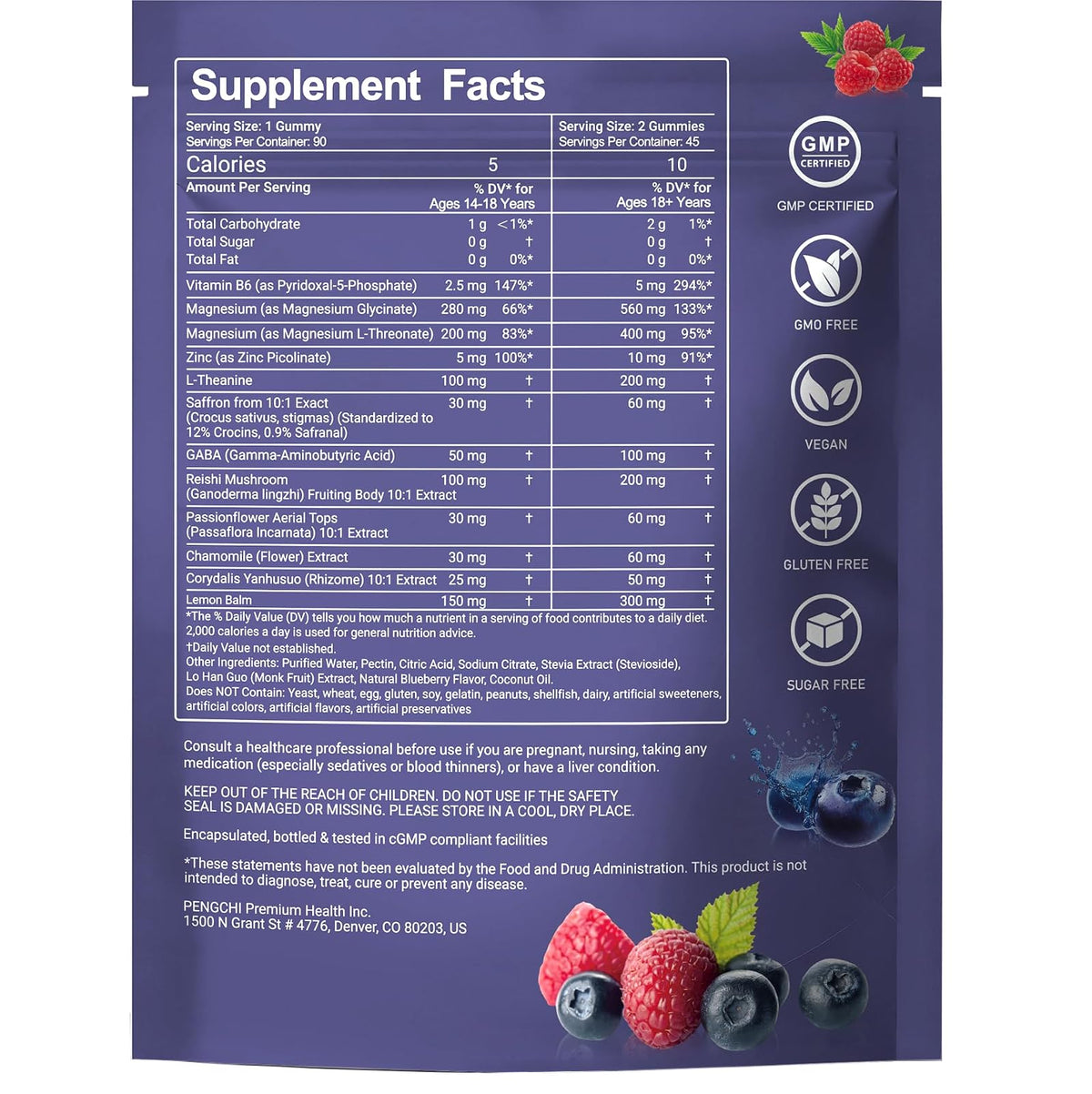 PENGCHI sleep aid with natural ingredients