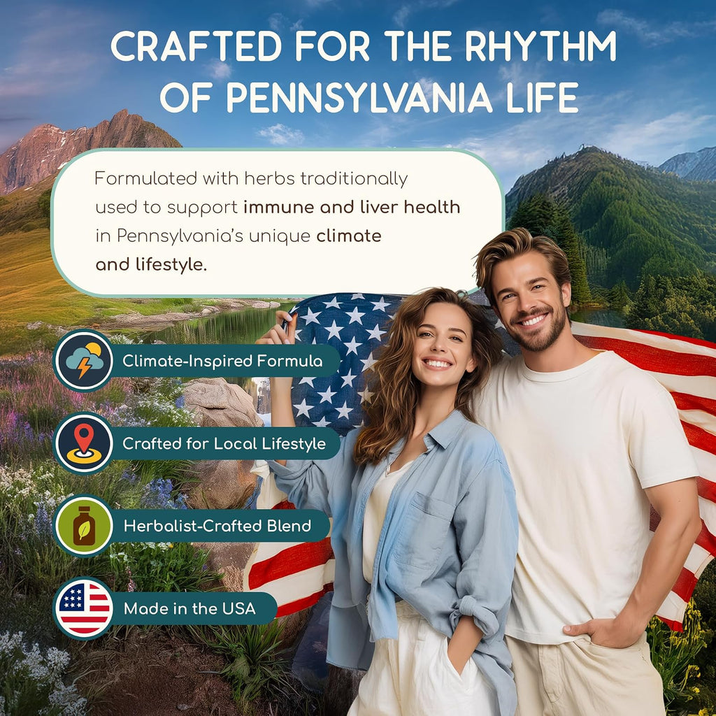 Pennsylvania herbal detox blend features