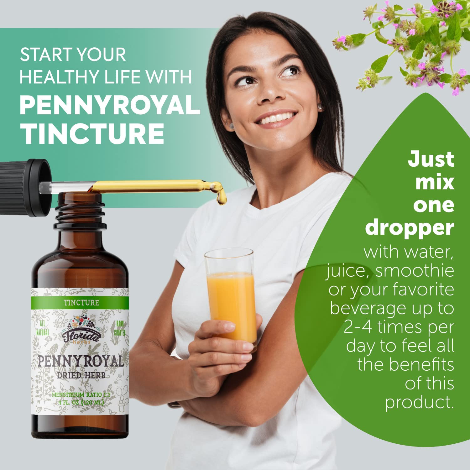Pennyroyal extract for stress relief
