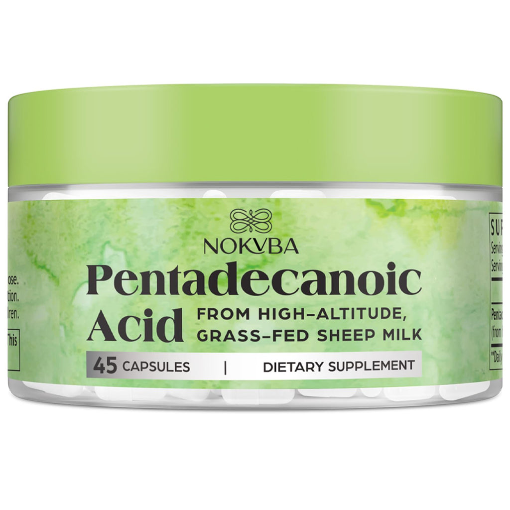 Pentadecanoic acid fish oil capsules