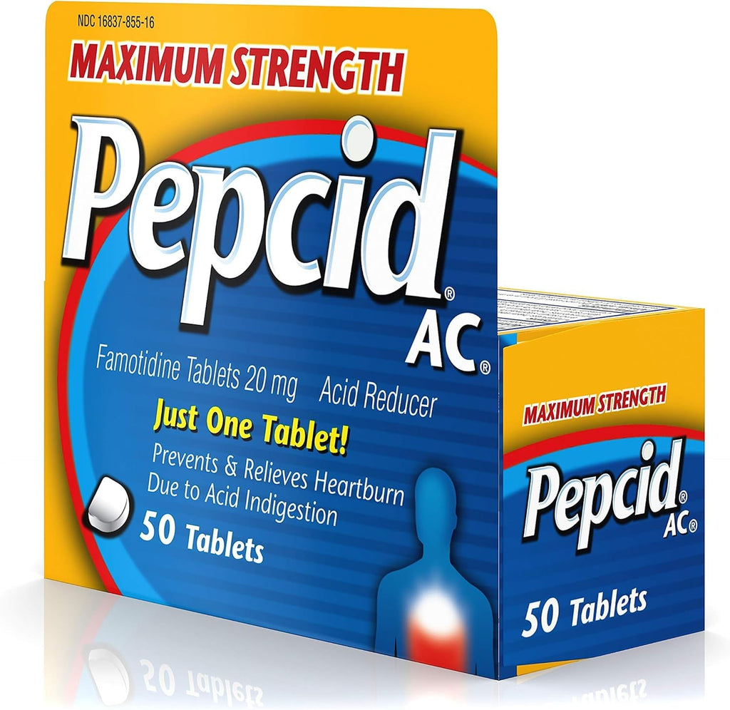 Pepcid Max Strength antacids for effective nausea relief