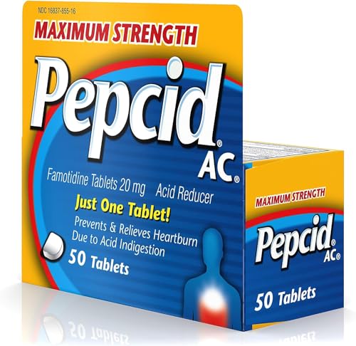 Pepcid Max Strength antacids for fast heartburn support