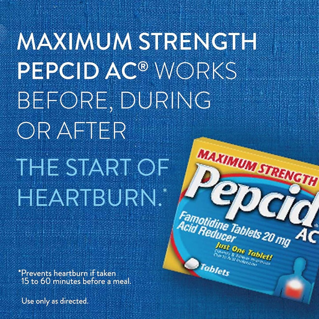 Pepcid Max Strength antacids for indigestion