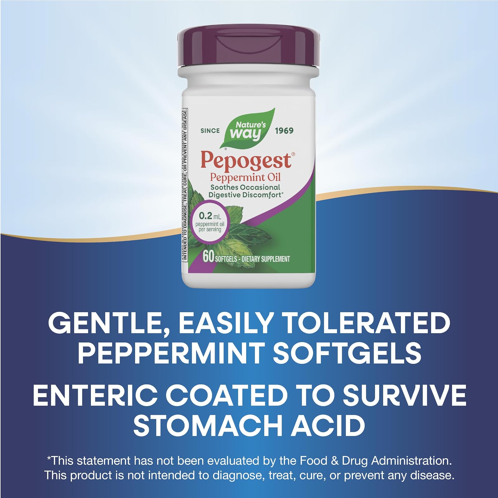 Pepogest softgels for gut health