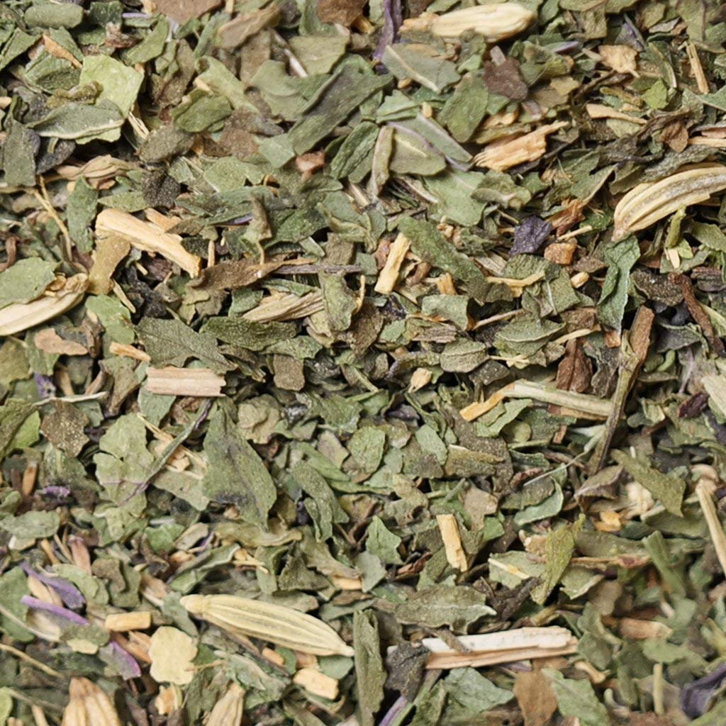peppermint and fennel herbal infusion