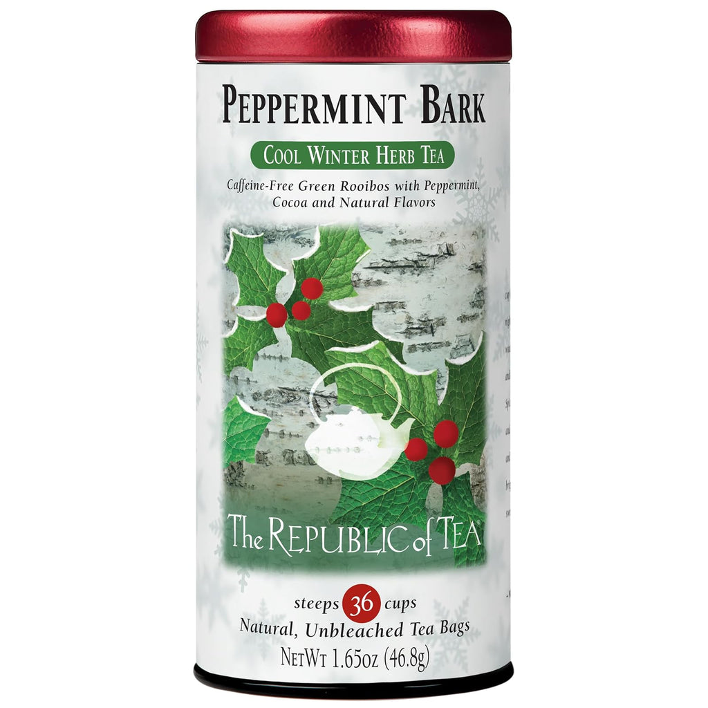 peppermint bark herbal tea blend