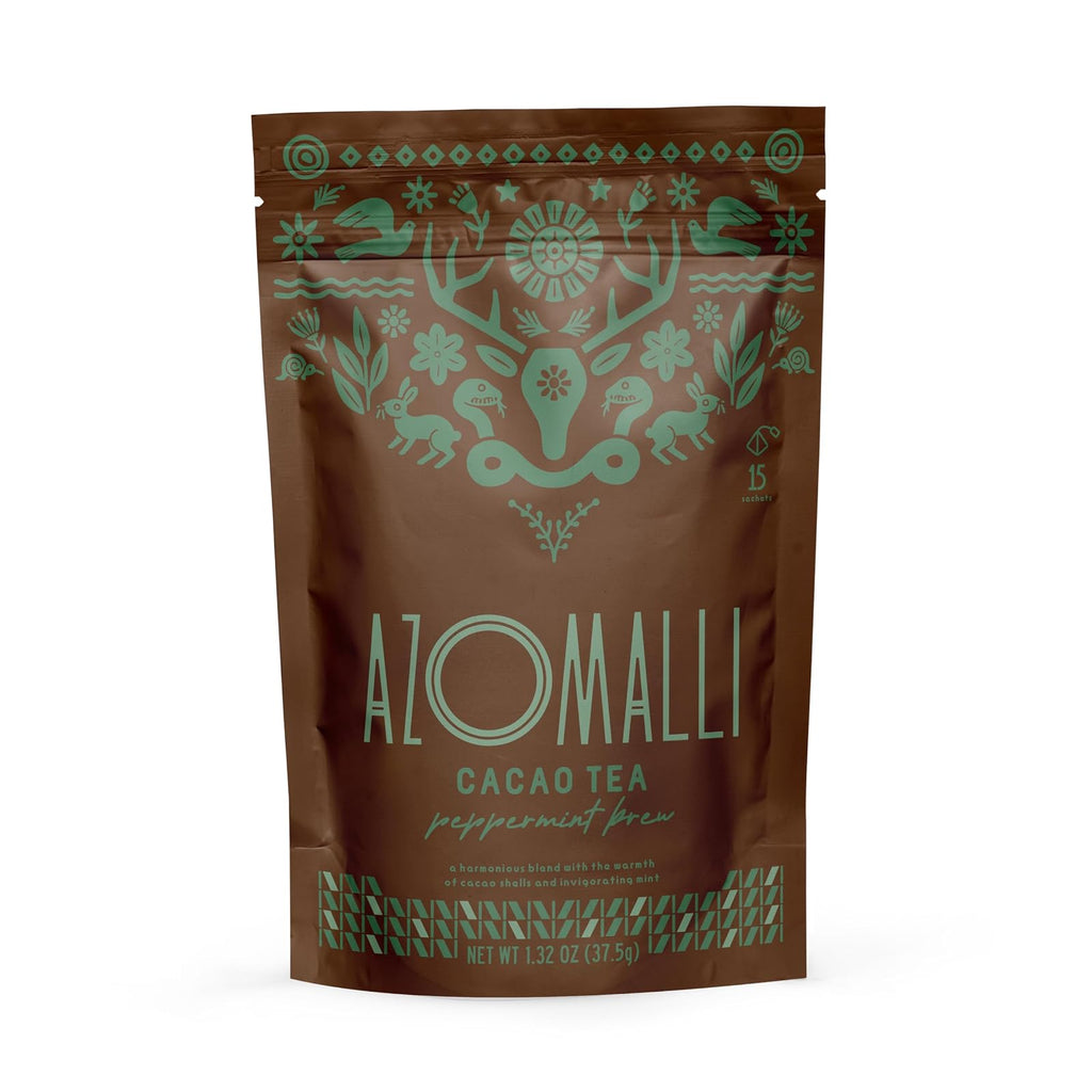 Peppermint Brew cacao shell tea