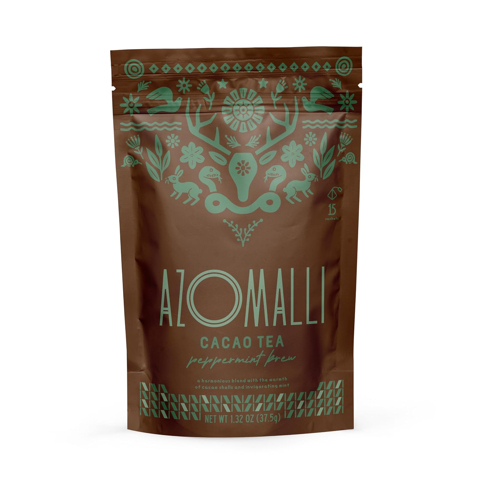 Peppermint Brew cacao shell tea