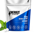 Peppermint caffeine gum for energy