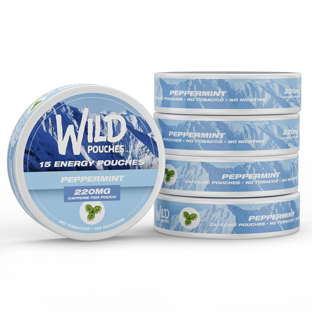 peppermint caffeine pouches for energy