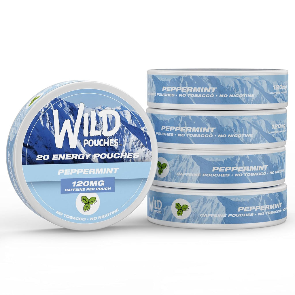 peppermint caffeine pouches for energy
