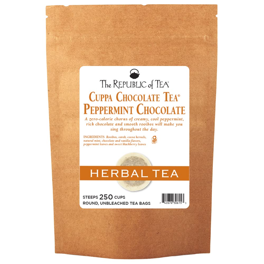 peppermint cuppa chocolate herbal tea