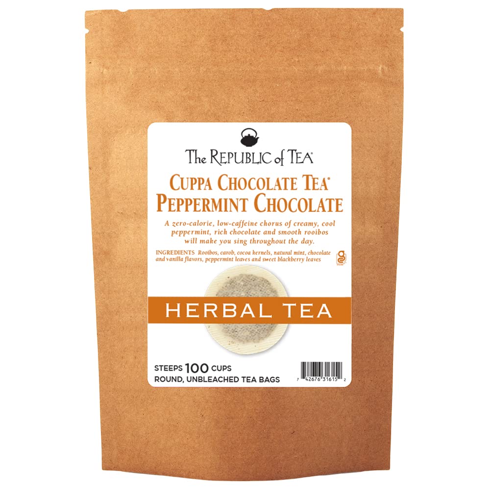 peppermint cuppa chocolate herbal tea