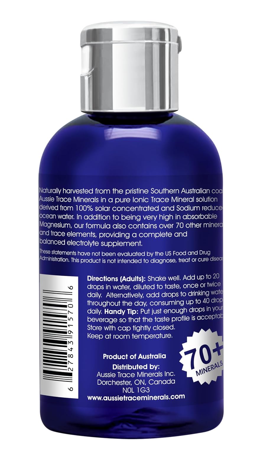 Peppermint extract mineral supplement