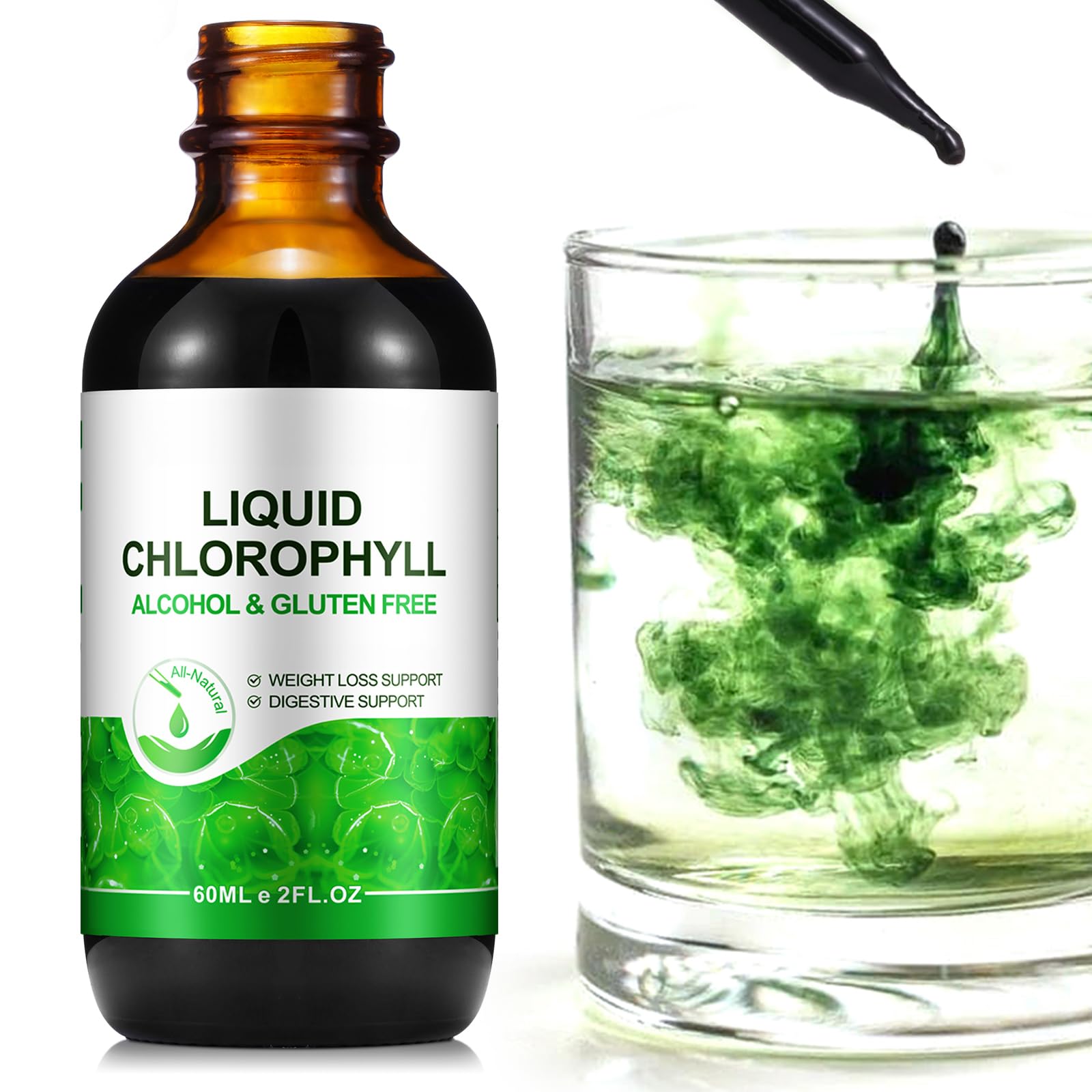 peppermint flavored chlorophyll drops