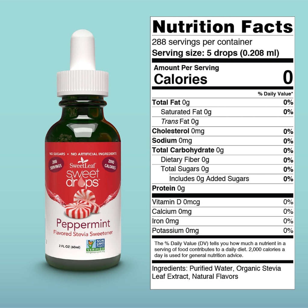 peppermint flavored stevia liquid