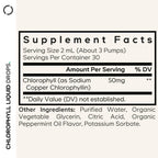 peppermint flavoured chlorophyll drops