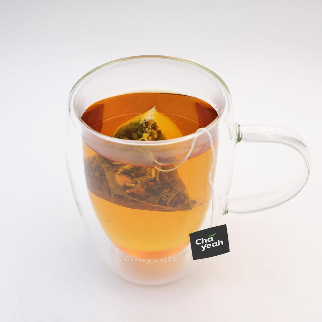 peppermint infused herbal tea bags