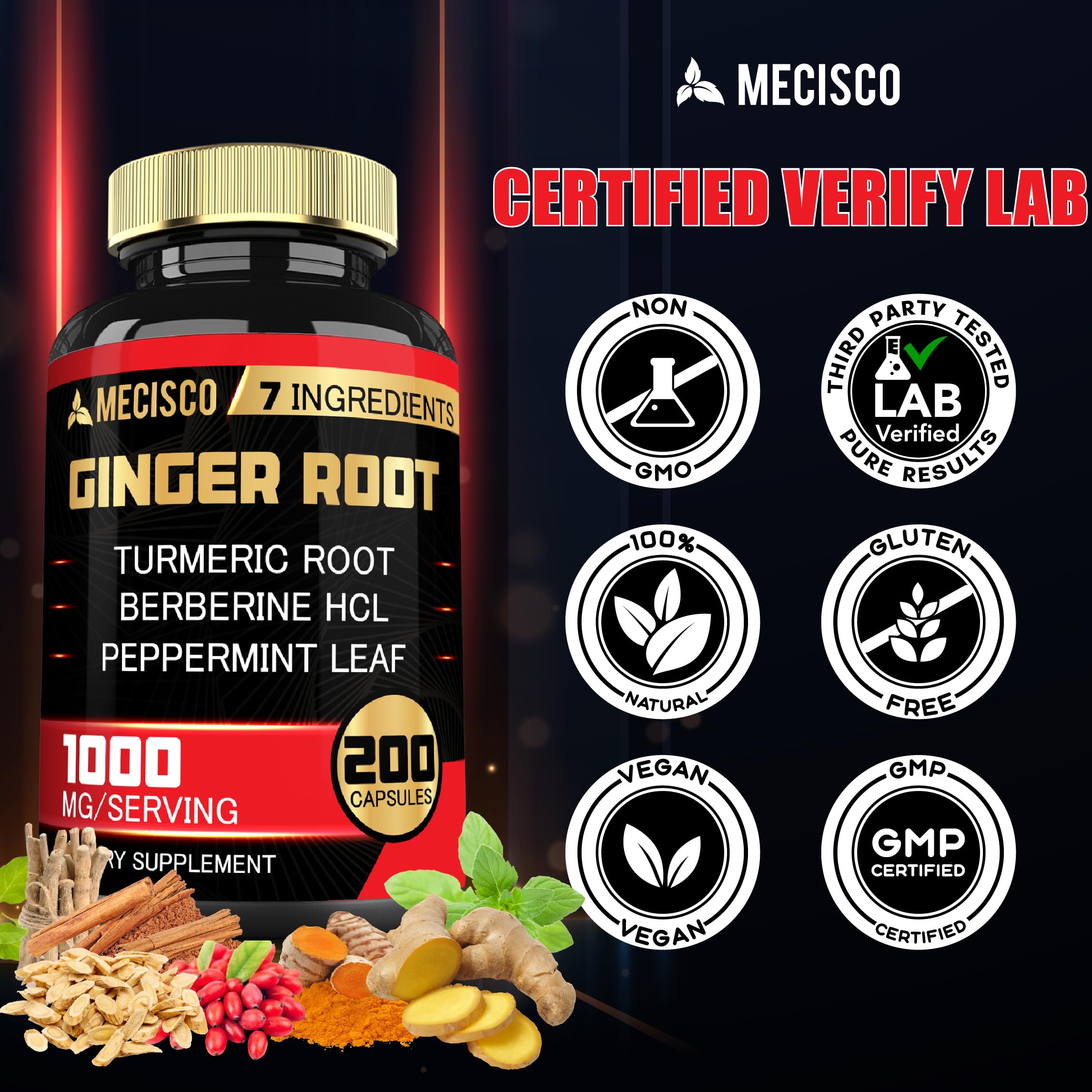 peppermint infused turmeric supplement